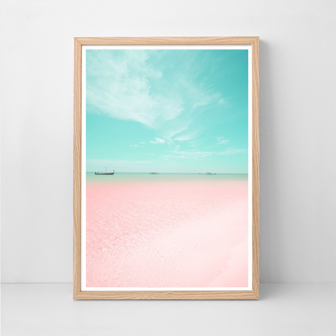 Ocean Wave Print, Coastal Print, Beach Decor, Sea Printable, Blue Sea ...