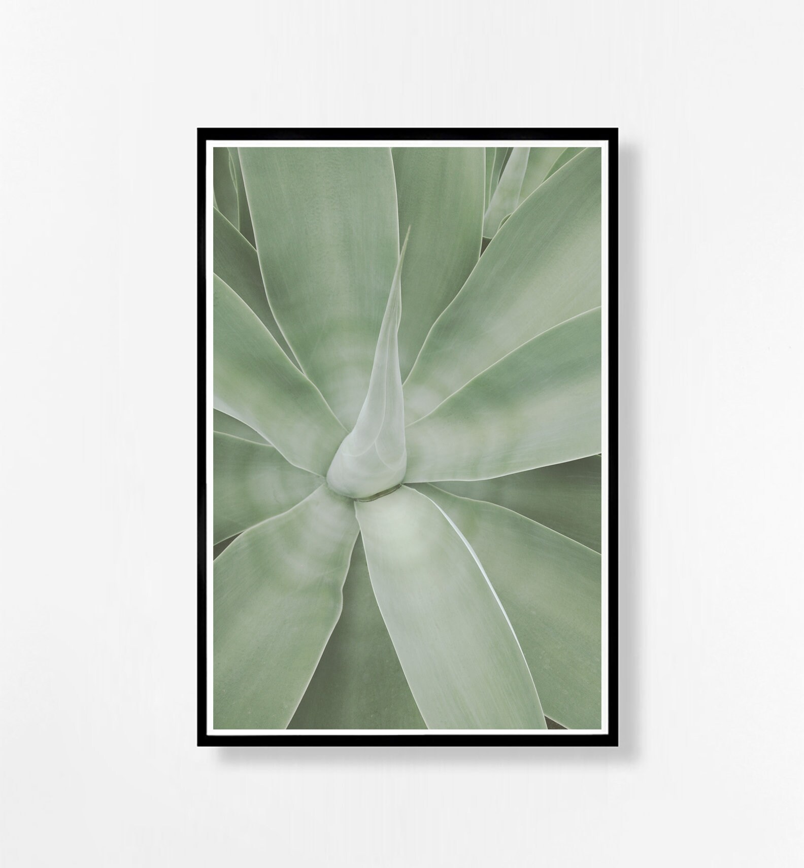 Leaf Botanical Print, Kitchen Art, Green Leaves Digital Poster Download ...