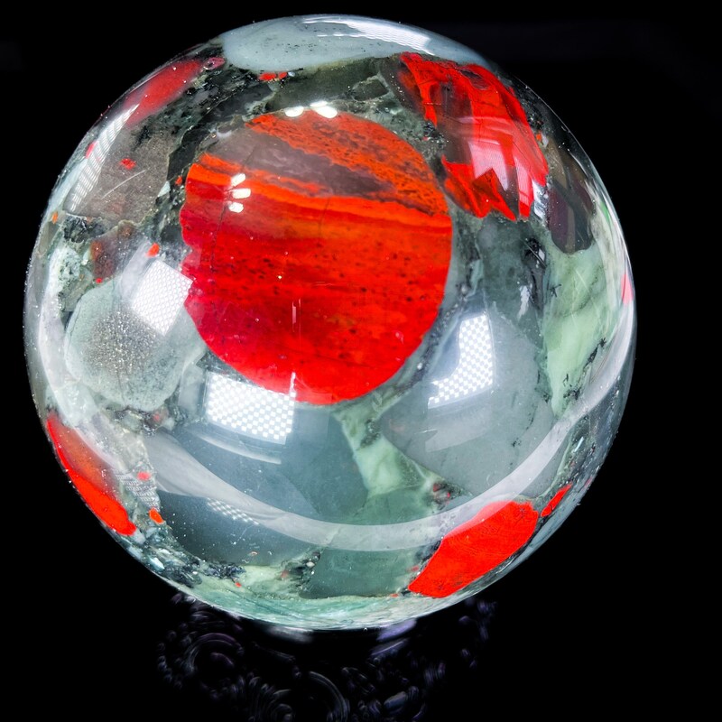 Bloodstone Sphere - Etsy