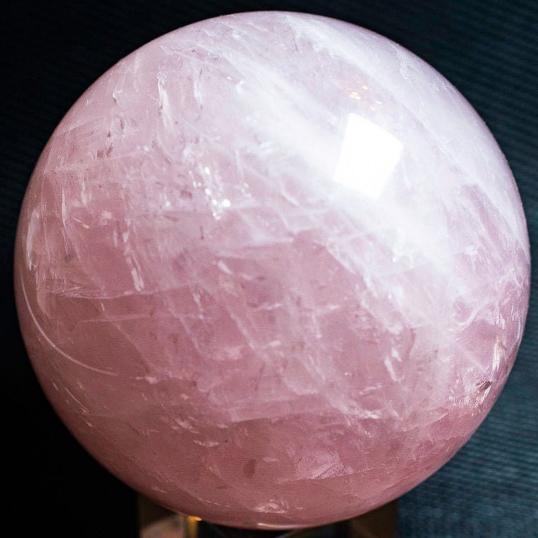 Rose Quartz Sphere 3.6 in Diameter and Weighs 2.32 Pounds - Etsy