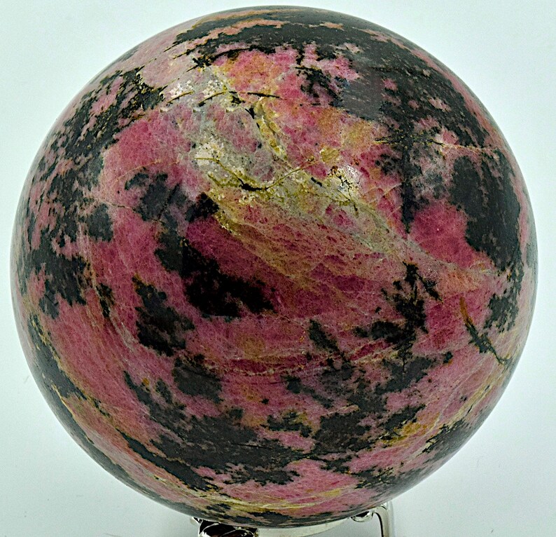 Rhodonite Sphere Approx. 4.9 in Diameter and Weighs 7.54 - Etsy