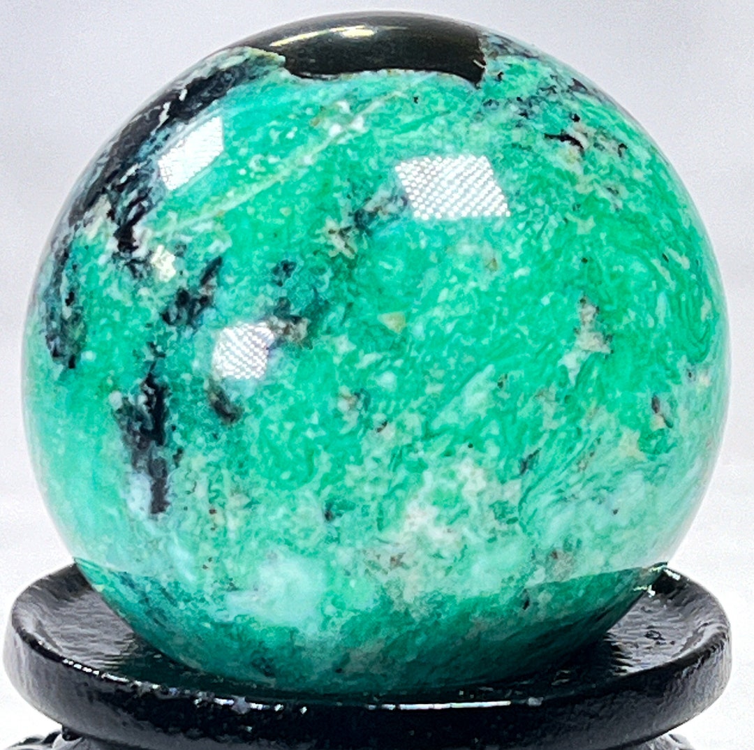 Rare Variscite Sphere 1.6" Weighs 72 Grams - Etsy