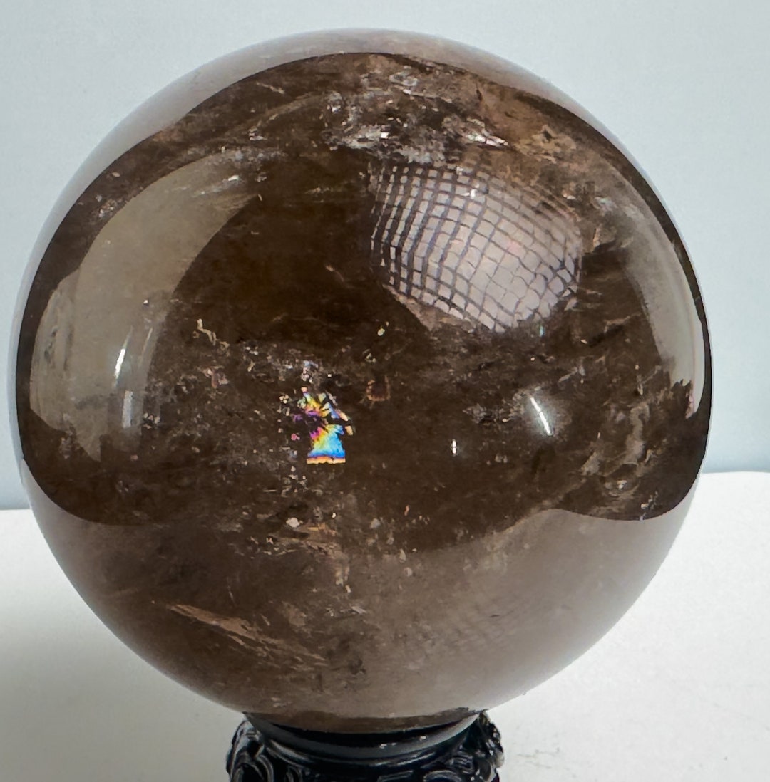 Huge Smoky Quartz Sphere 4.3 Diameter and Weighs 3.89 Pounds - Etsy