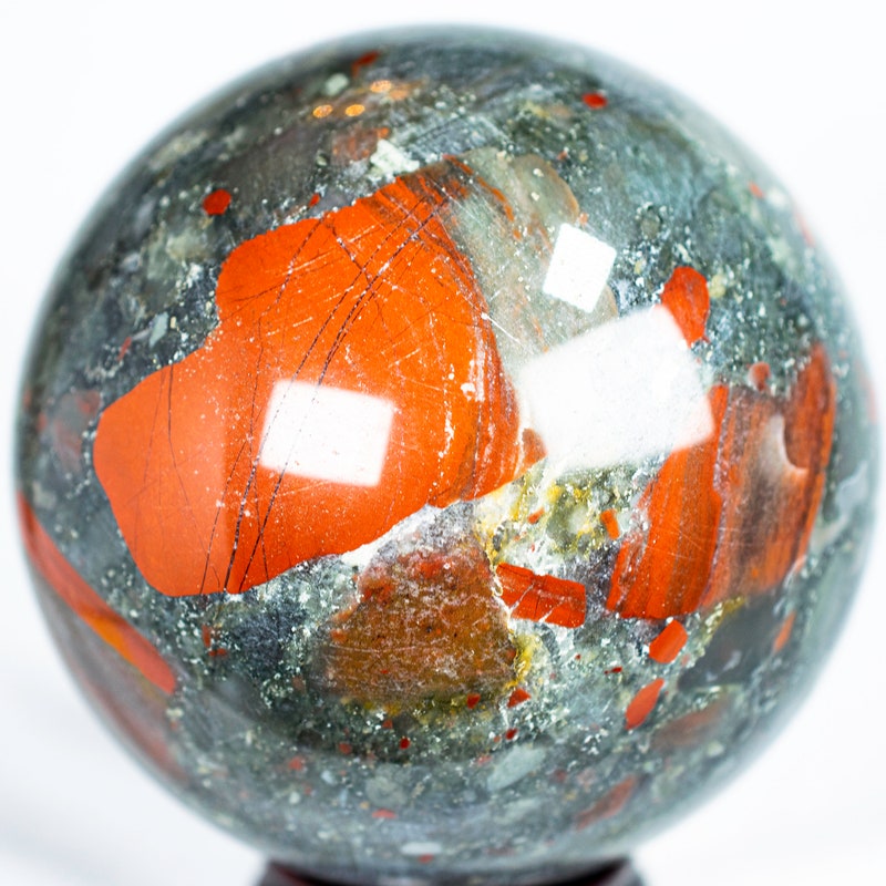 Bloodstone Sphere - Etsy