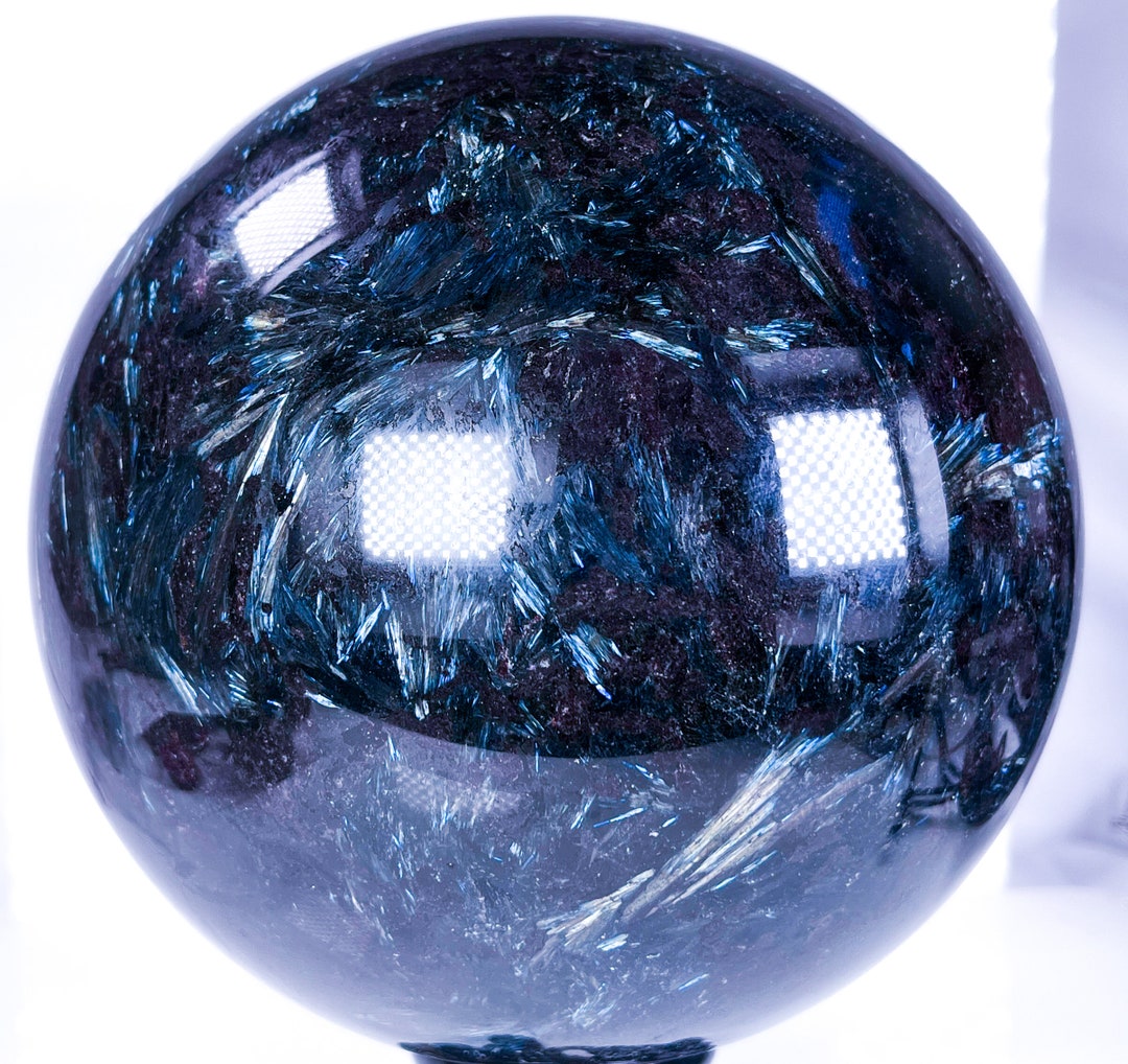 Huge Arfvedsonite Sphere 6 in Diameter and Weighs 13.27 Pounds - Etsy