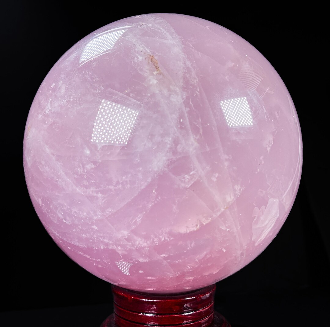 Rose Quartz Sphere 6.6 in Diameter Weighs 15.60 Pounds - Etsy