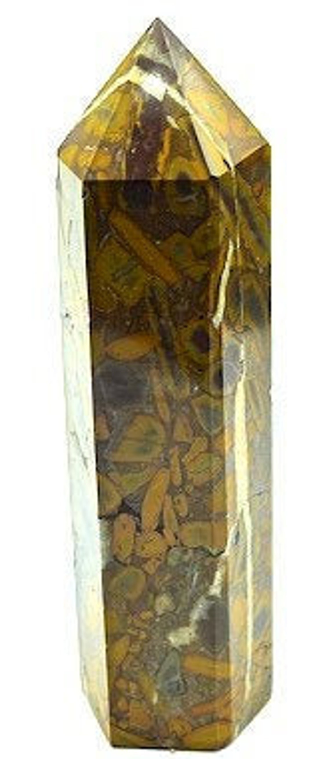 Bamboo Leaf Jasper Tower 8.7" Tall and Weighs 3.15 Pounds - Etsy