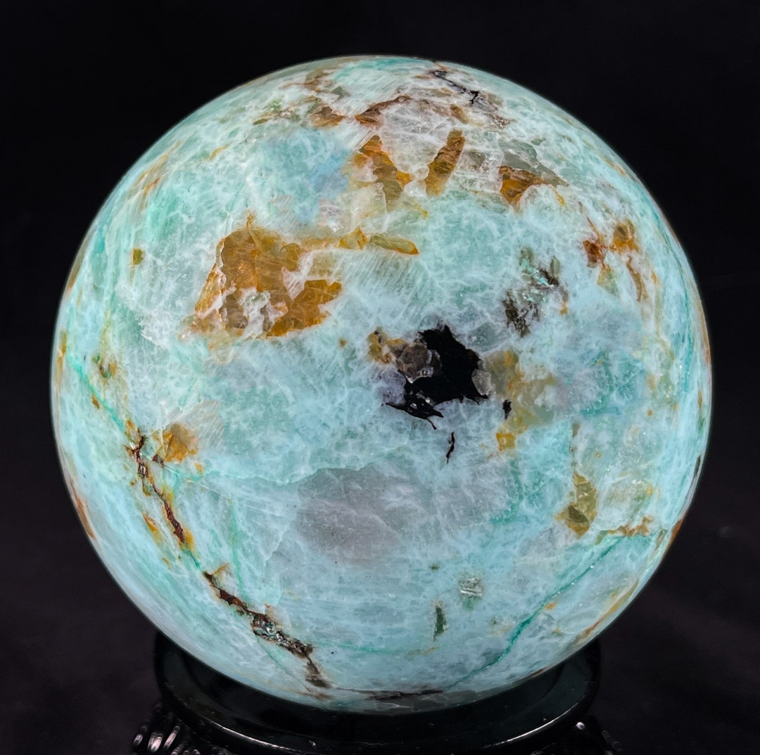 Phoenix Stone Sphere / Phoenix Rising Sphere 3.2 Diameter and Weighs 1. ...