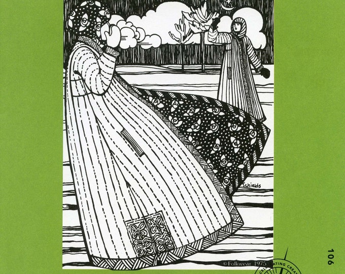 Folkwear 106 Turkish Coat Sewing Pattern - Women's Sizes 6-16 - Boot ...