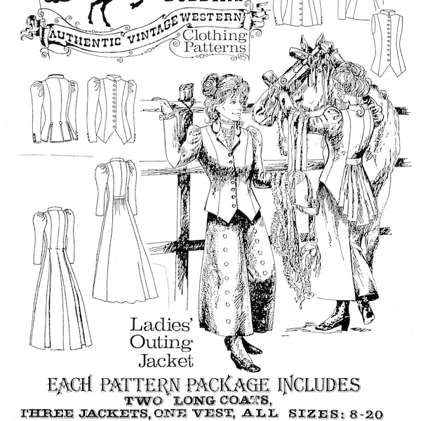 Western Jacket Pattern - Etsy