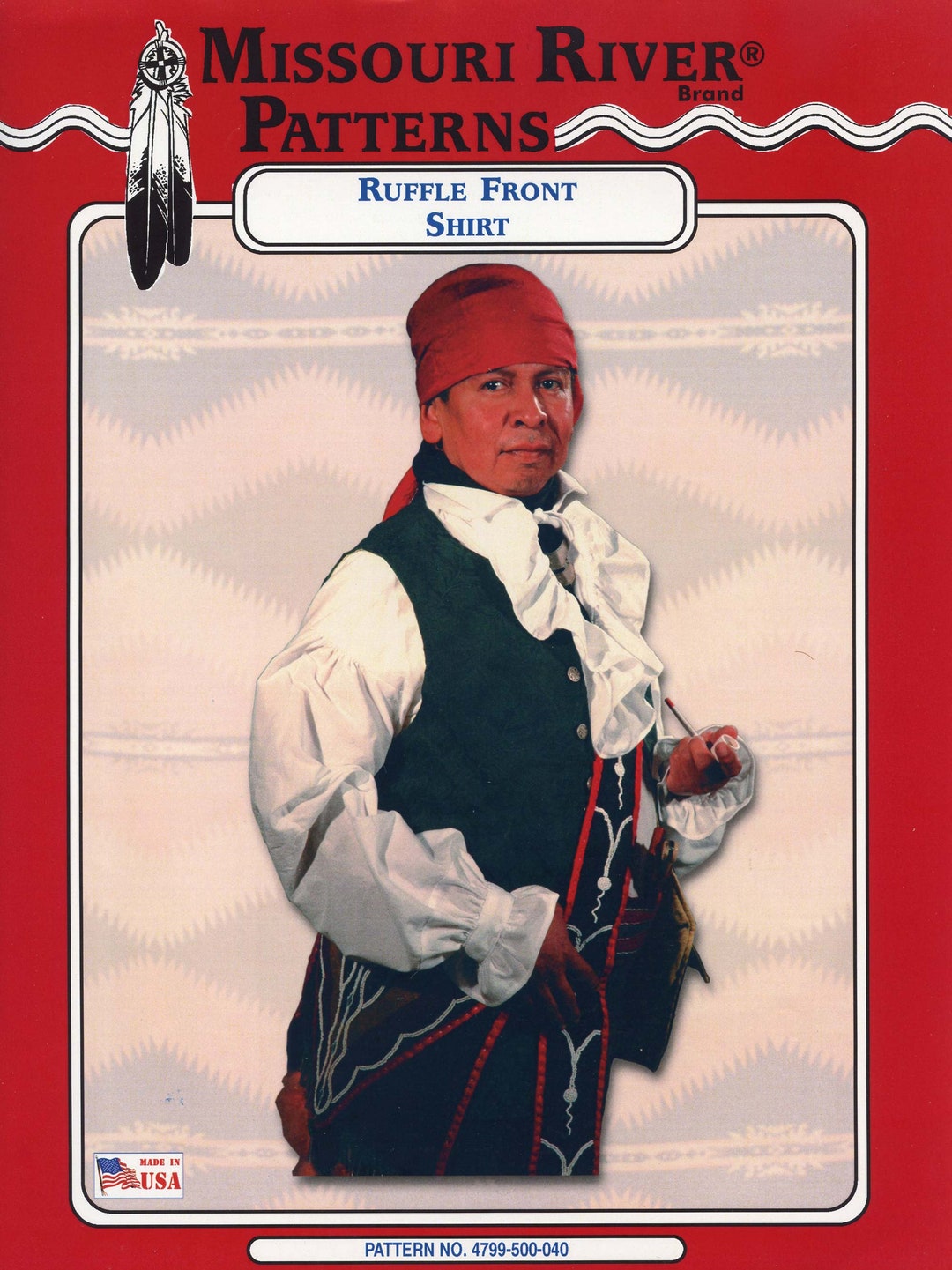 Missouri River 1700's - 1800's Pullover Ruffle Front Shirt Sizes S-XXL ...