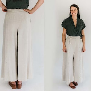 Folkwear Big Sky Riding Skirt Cowgirl, Western Split Skirt Sewing ...