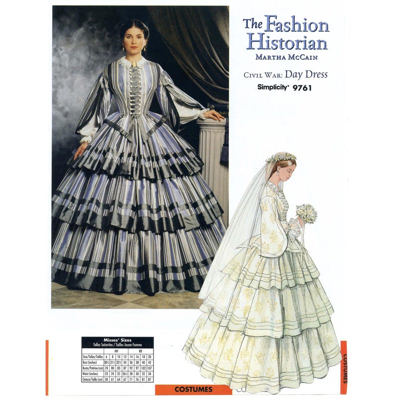 Civil War Day Dress Dress - Etsy