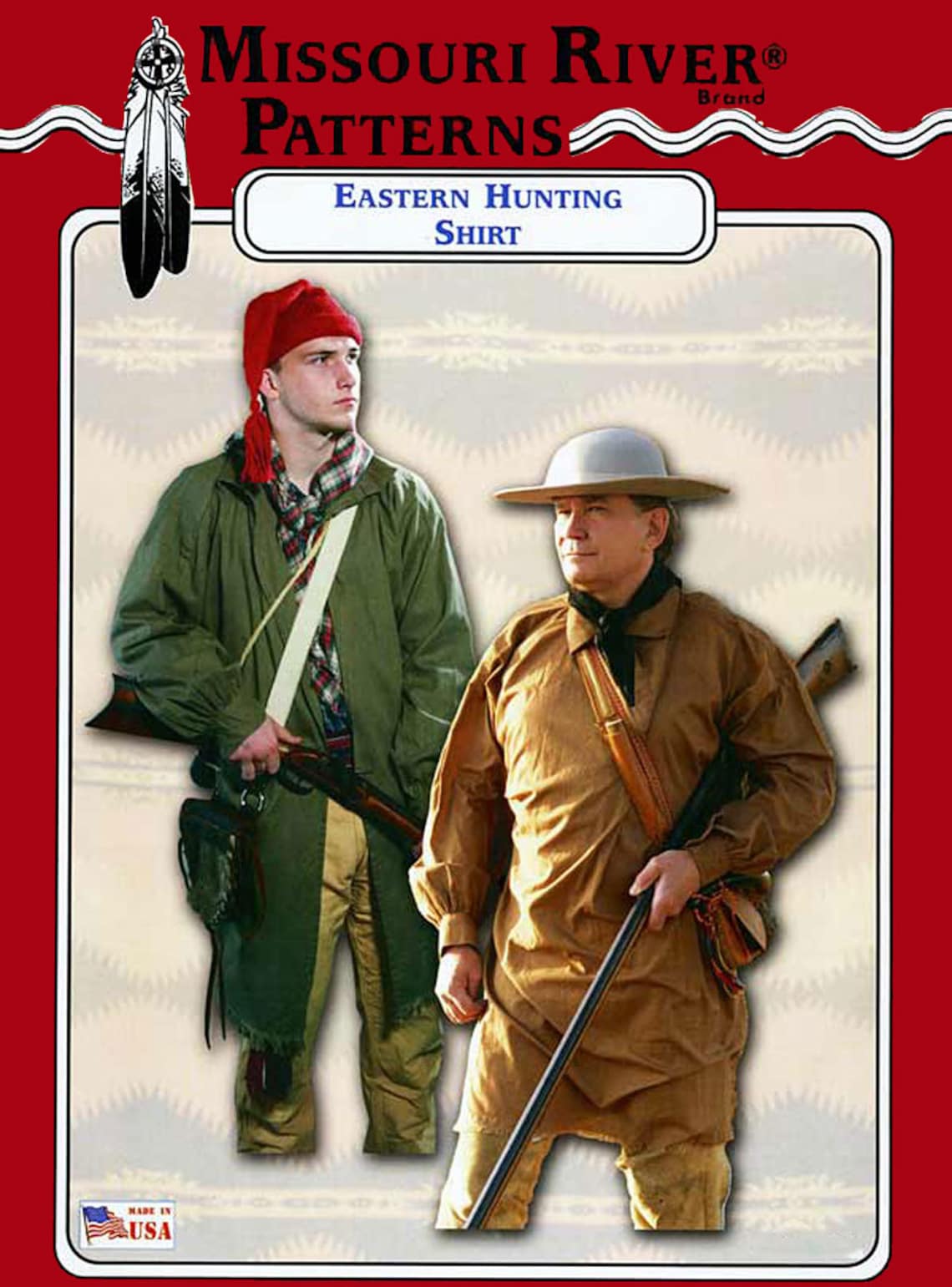 Men's 1700s-1800s Eastern Longhunter Hunting Shirt M-XXL Missouri River ...