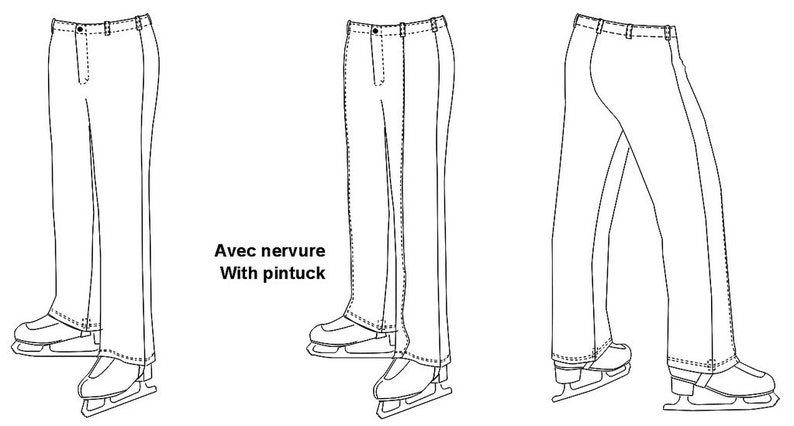 Jalie Men's and Boys' Figure Ice Skating Pants Sewing | Etsy