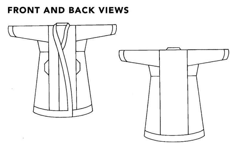 Folkwear 106 Turkish Coat Sewing Pattern Women's Sizes - Etsy