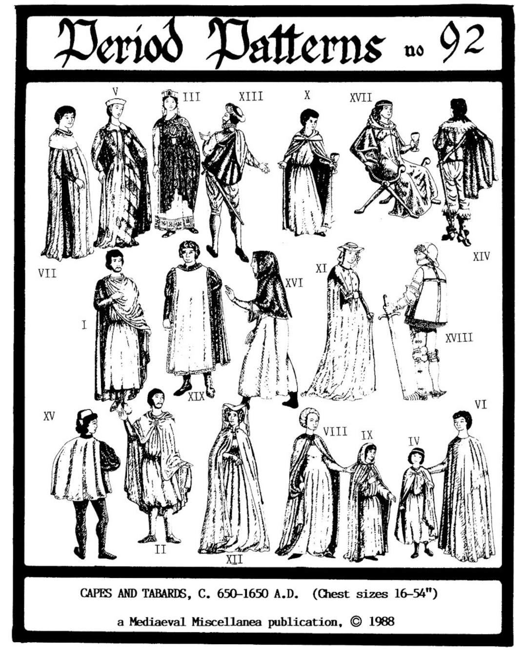 Medieval - Renaissance 650-1650 AD Capes & Tabards - Adult and Children ...