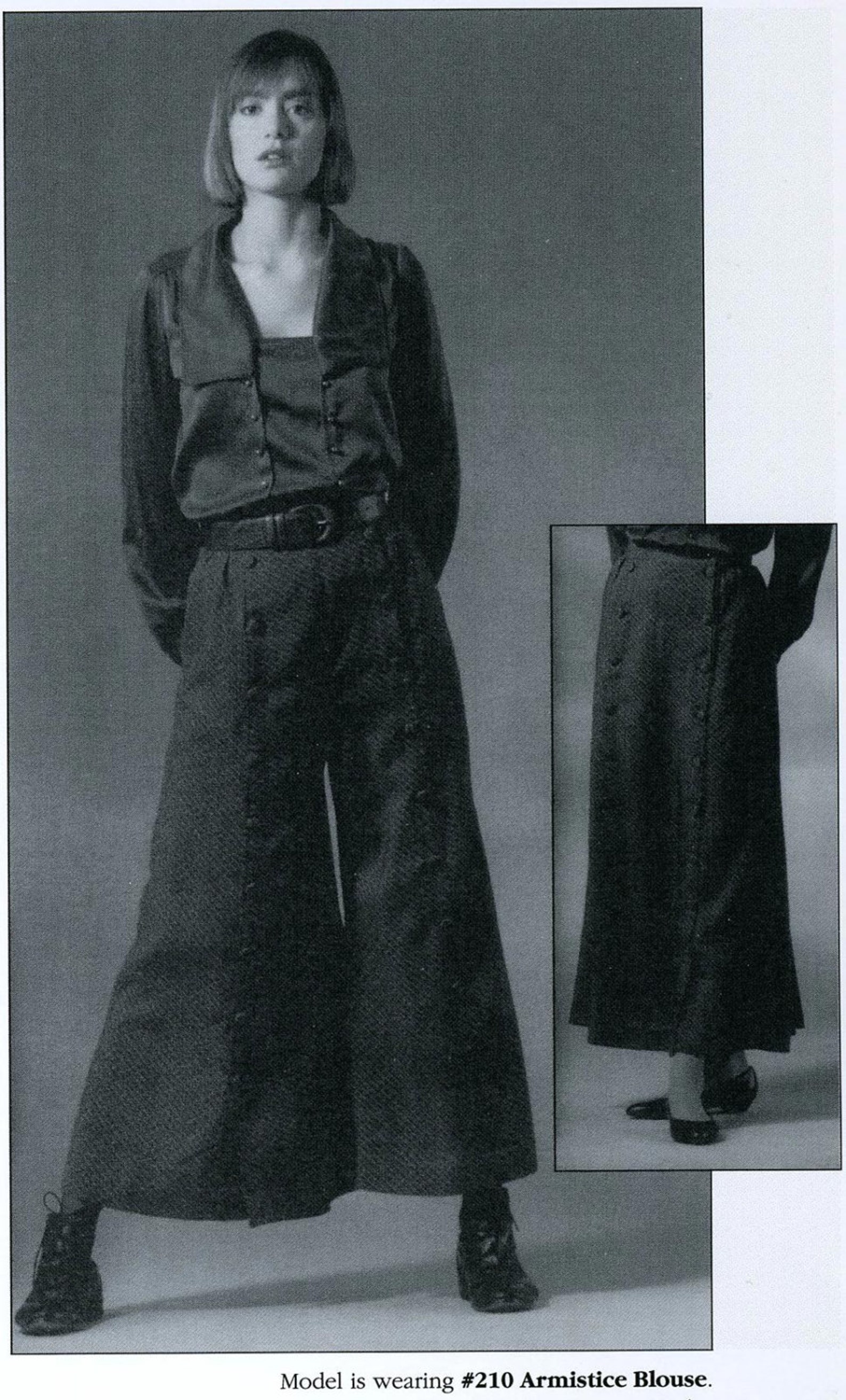 Folkwear Big Sky Riding Skirt - Cowgirl, Western Split Skirt Sewing ...