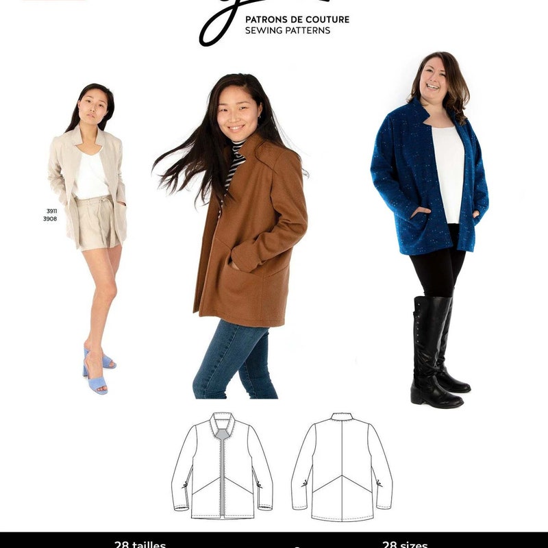 Coatigan Sewing Patterns - Etsy