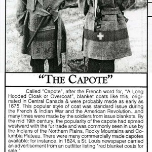 Child's / Boys' Capote Hooded Blanket Coat Size 6-16 Missouri River ...