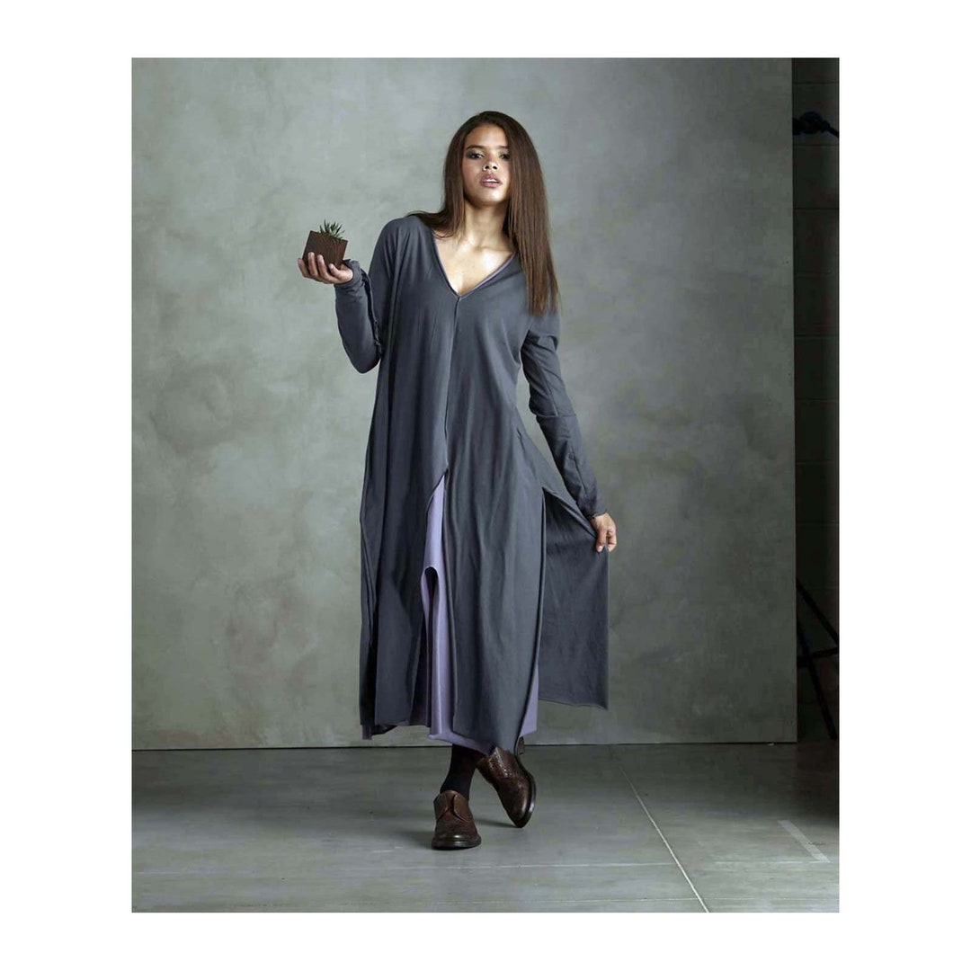 Tina Givens Alma Long Sleeve Knit Dress in 1 or 2 Layers Sizes XS-3X ...