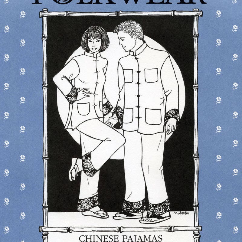 Tang Suit Sewing Pattern - Etsy