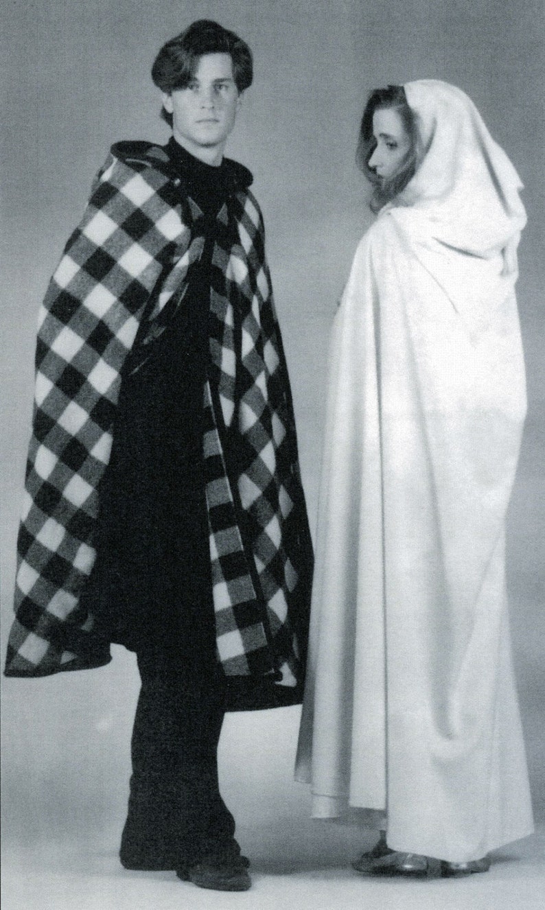 Folkwear Moroccan Burnoose Sewing Pattern 132 Cape or Cloak in - Etsy