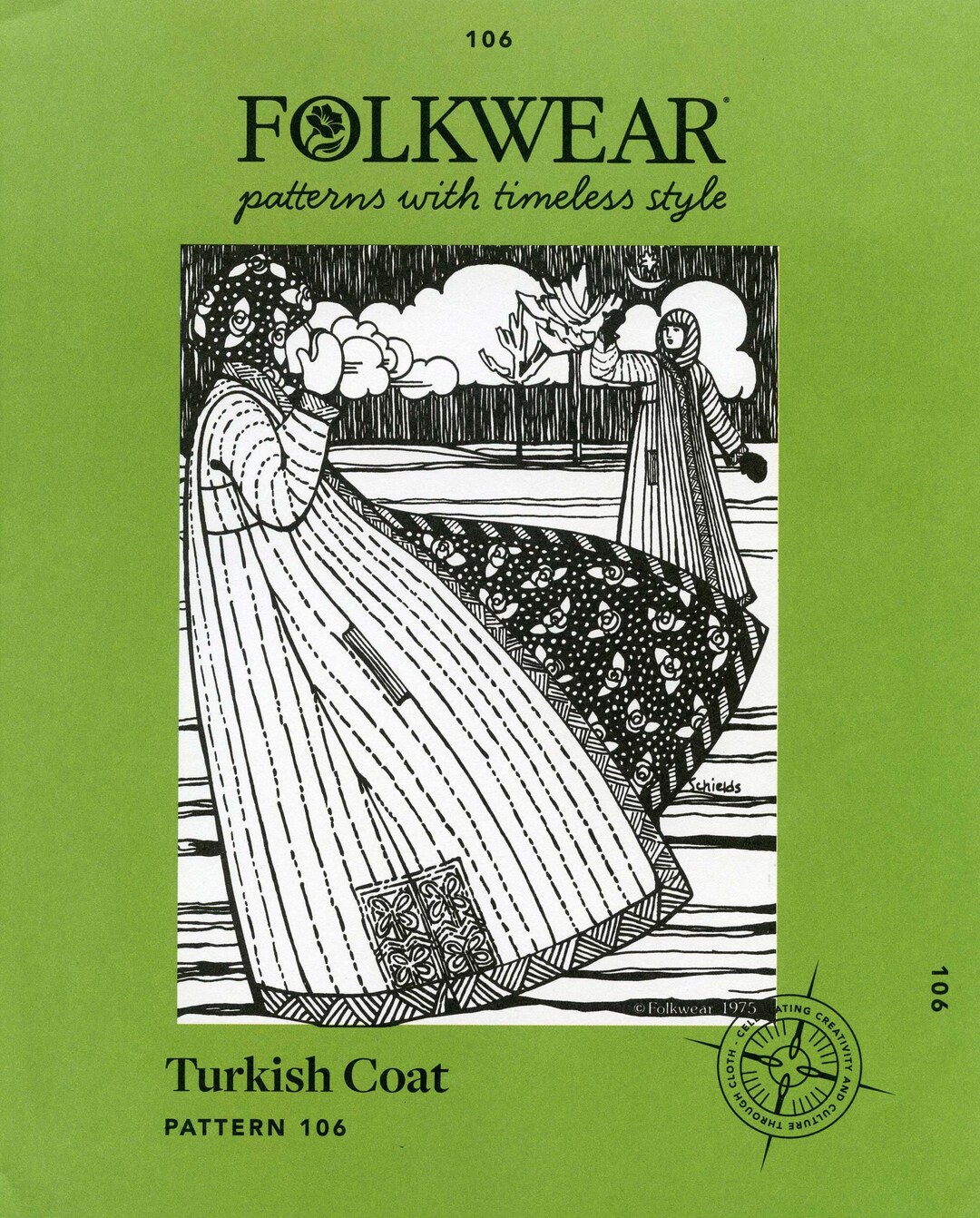 Folkwear 106 Turkish Coat Sewing Pattern - Women's Sizes 6-16 - Boot ...