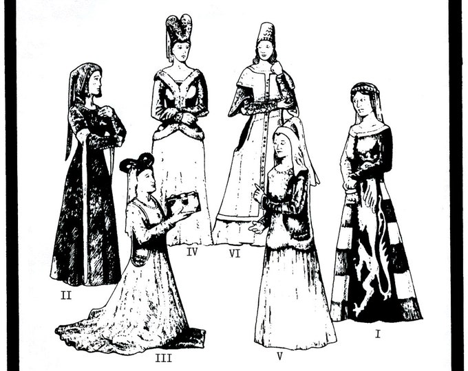 Italian Renaissance Gowns Sewing Pattern Sizes 6-20 Period Patterns ...