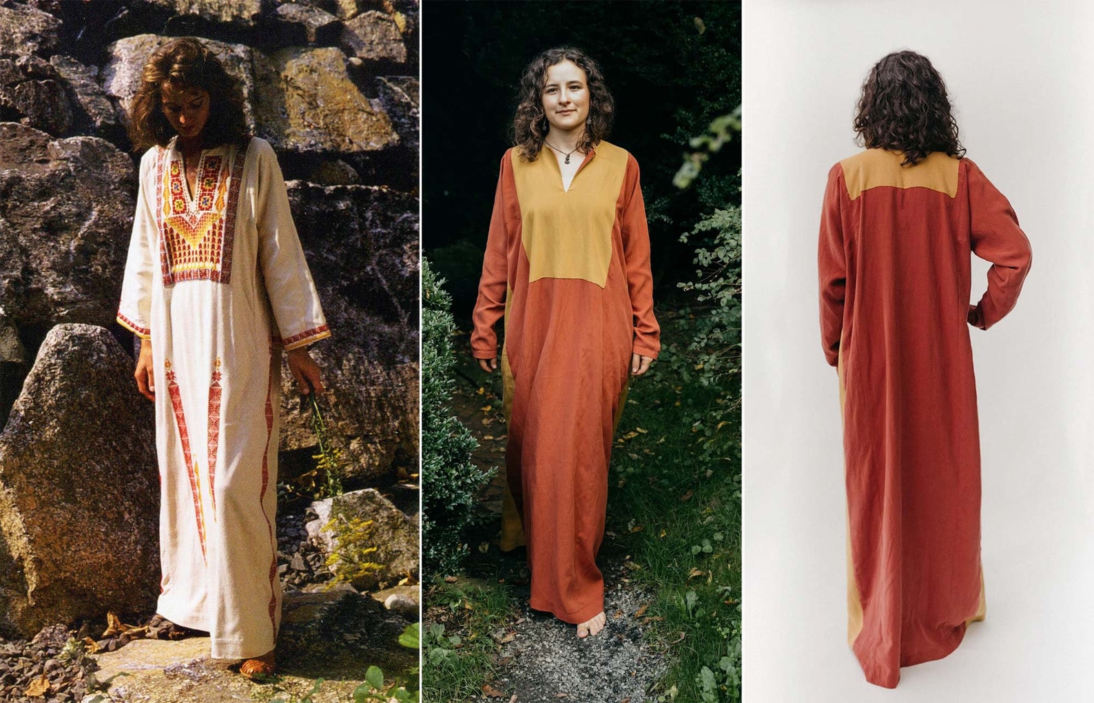 Folkwear Gaza Dress Sewing Pattern Misses Sizes S-18 - Etsy