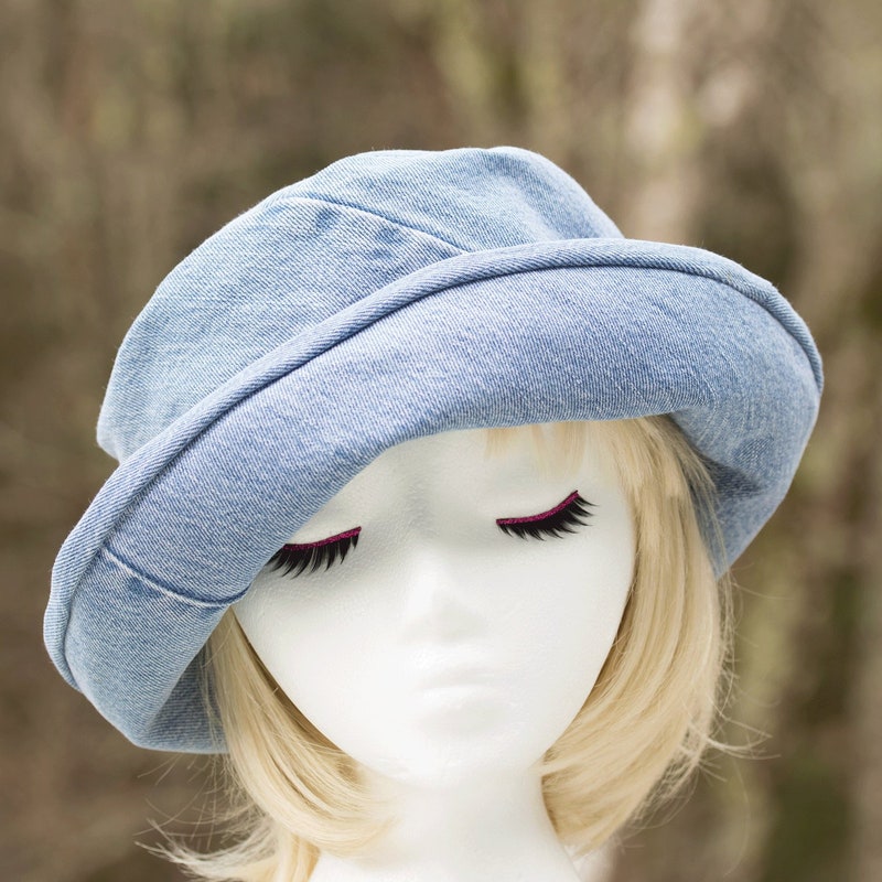 Denim Blue Hat - Etsy