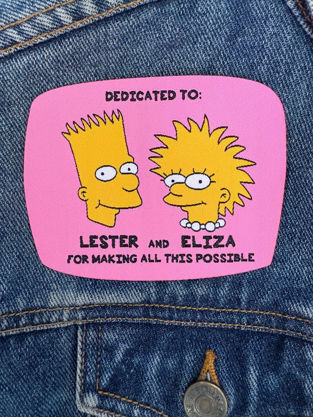 ONLY ONE AVAIL* Simpsons Lester and Eliza Patch - Etsy