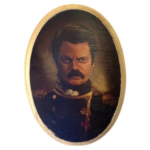 COLONEL SWANSON Vintage Style Wood Plaque - Etsy