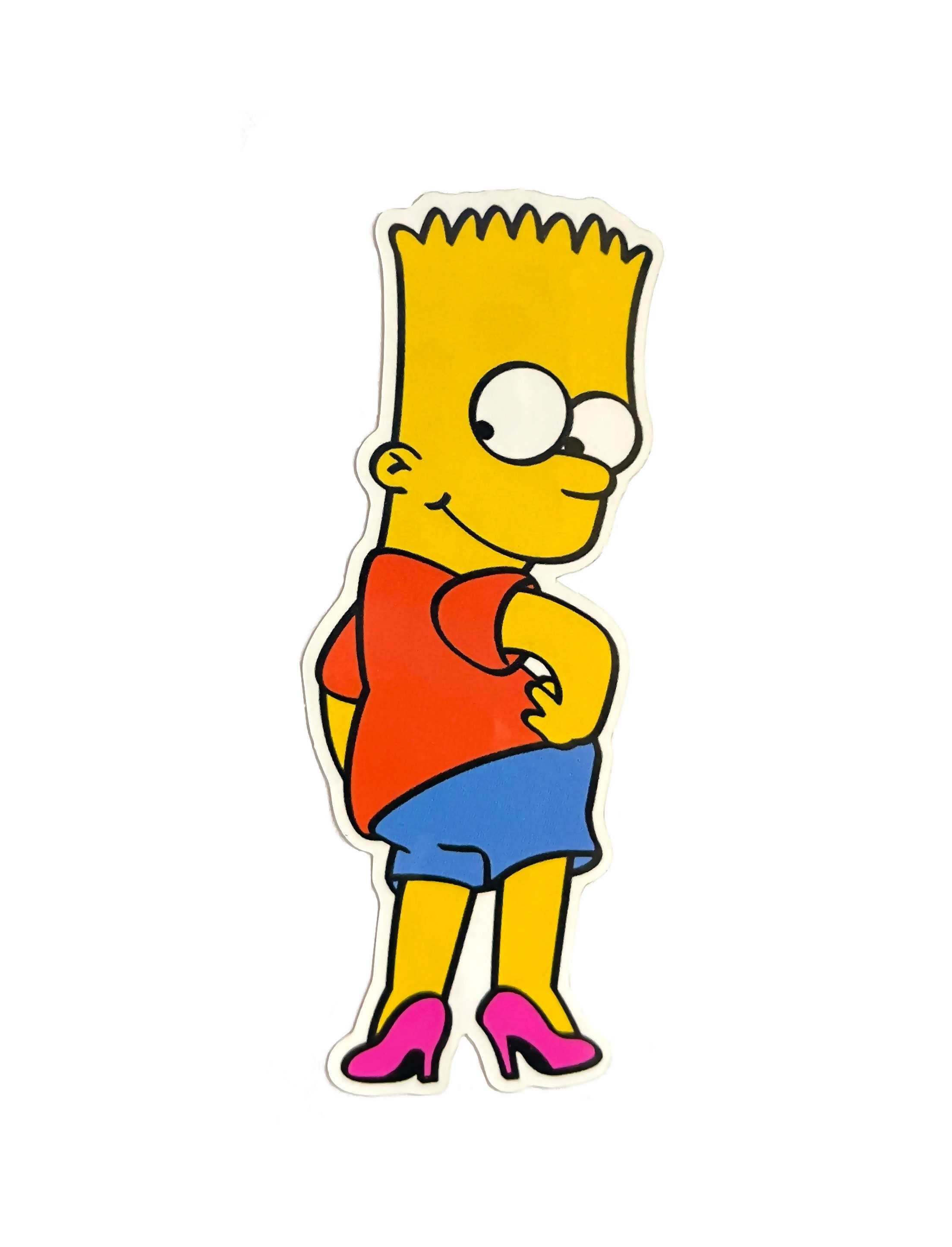Bart in Heels Sticker - Etsy
