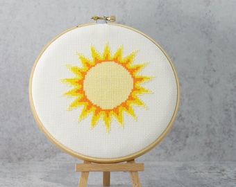 Sunshine Cross Stitch - Etsy