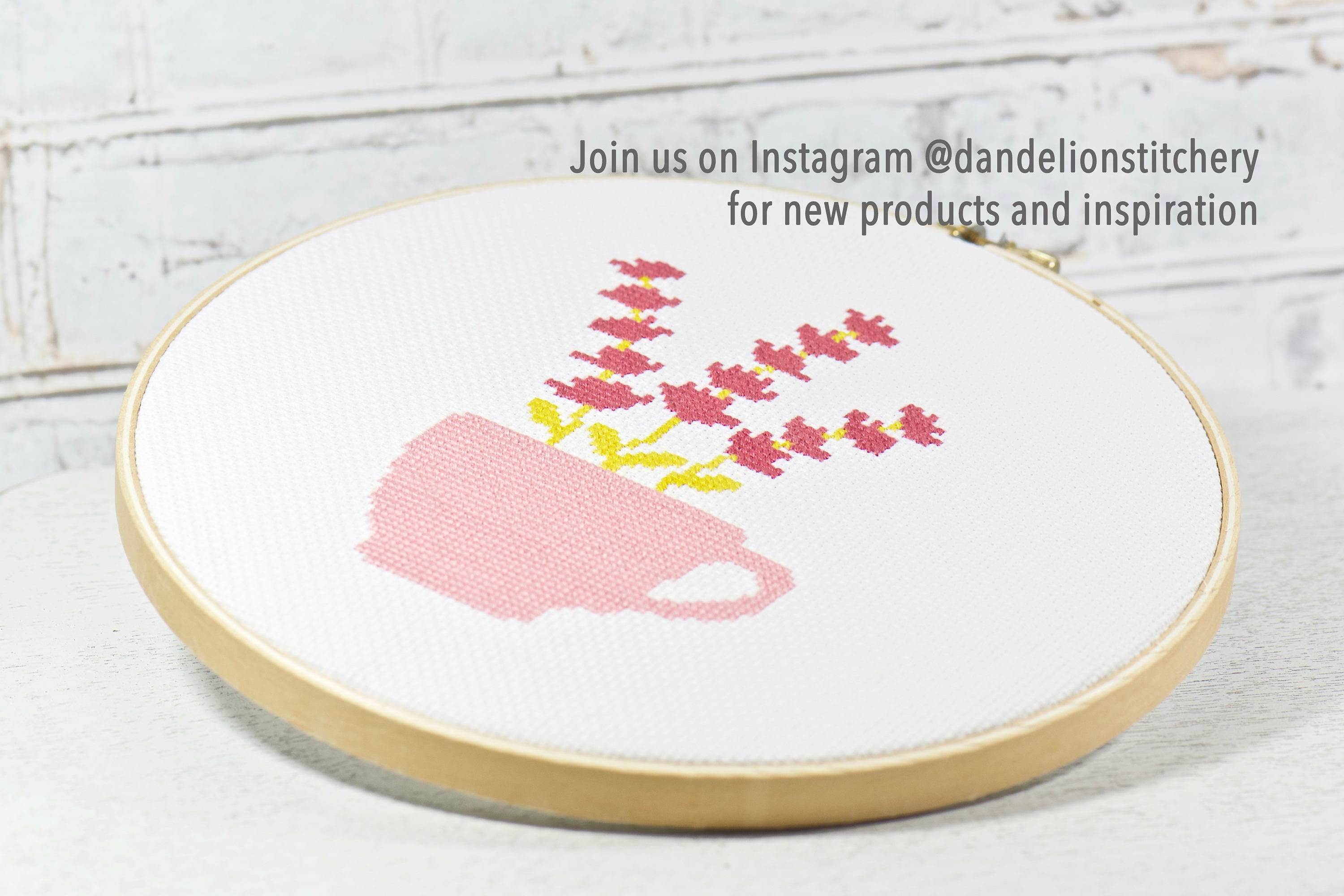 Sweet Pea Cross Stitch. Modern Cross Stitch. Flower | Etsy