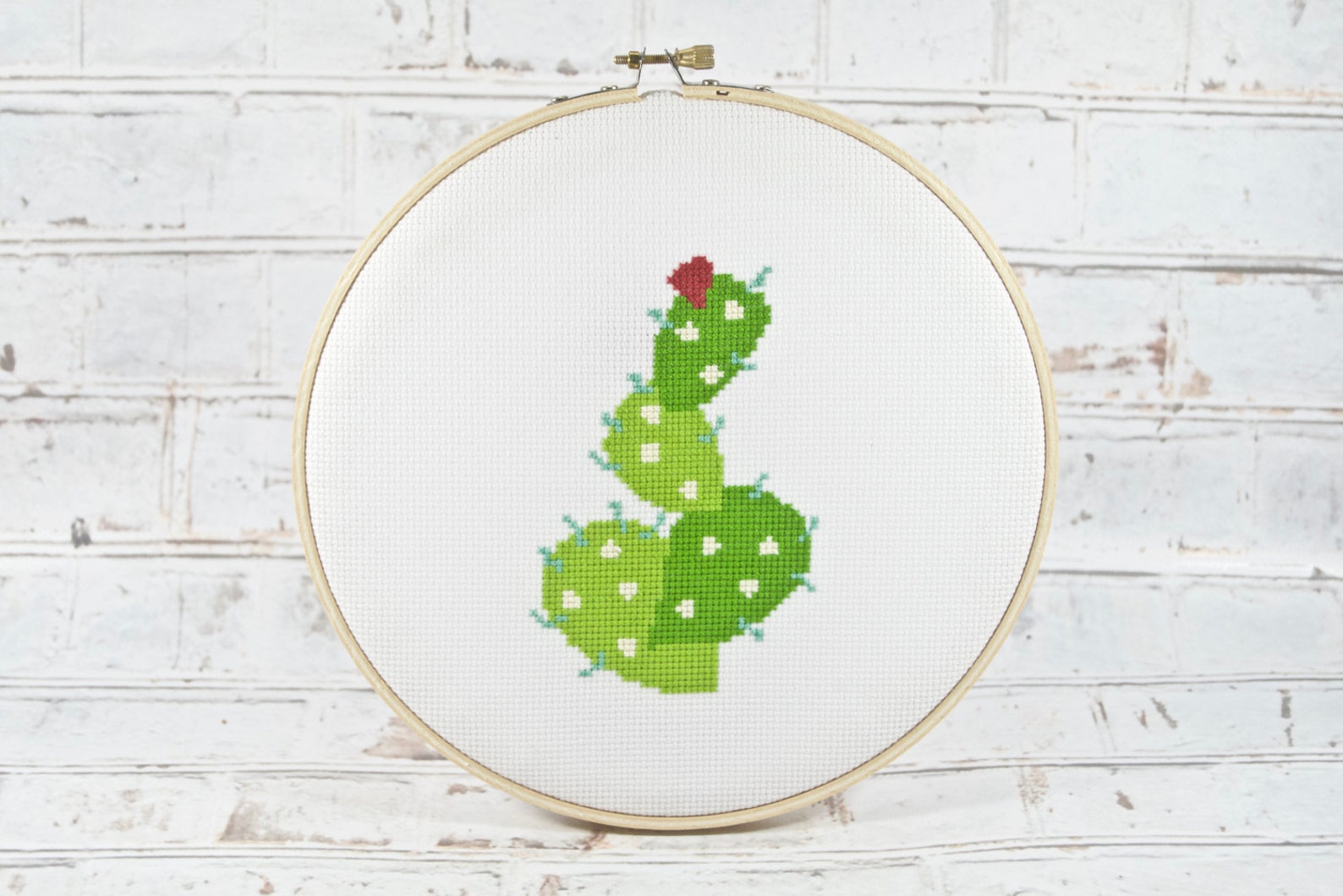 Cactus Flower Cross Stitch Pattern Garden Floral Wall Art | Etsy