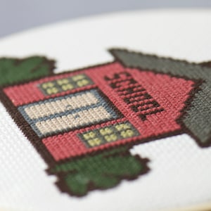 Back to School Modern Cross Stitch Pattern, Home School Counselor ...