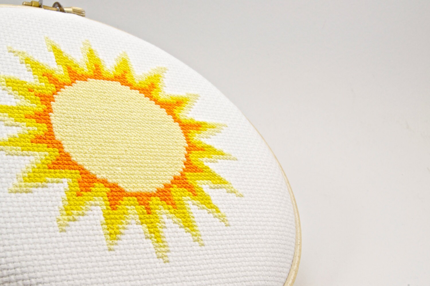 June Sun Counted Cross Stitch Pattern, Instant Download, Simple Cross ...