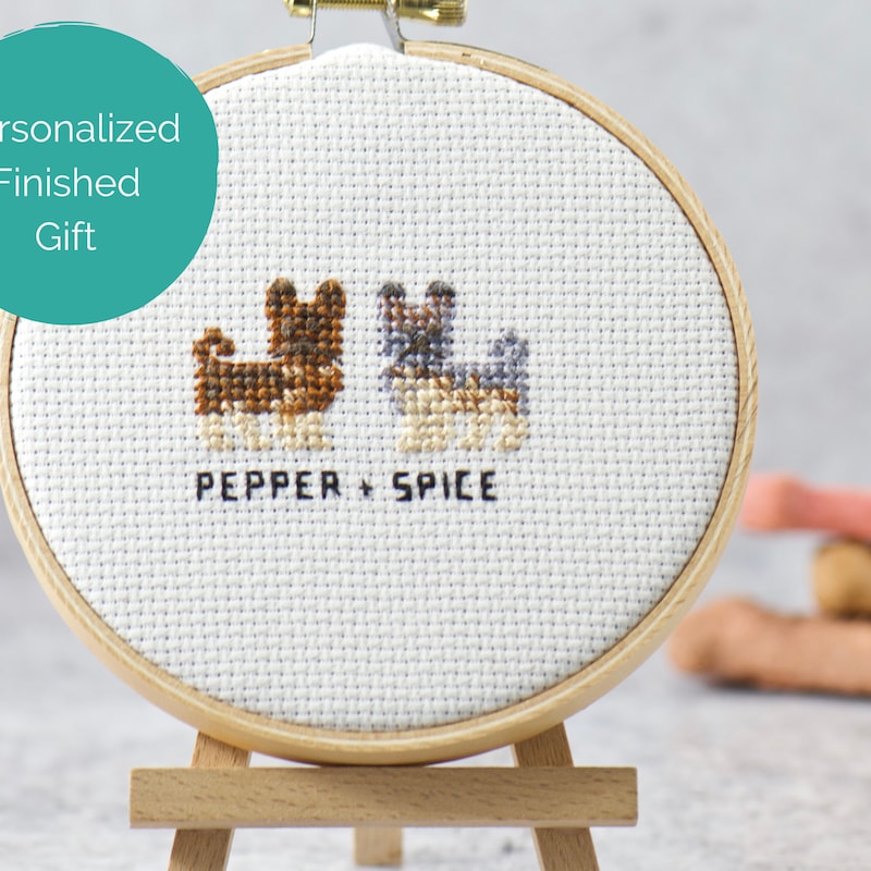 Dog Cross Stitch Frame - Etsy