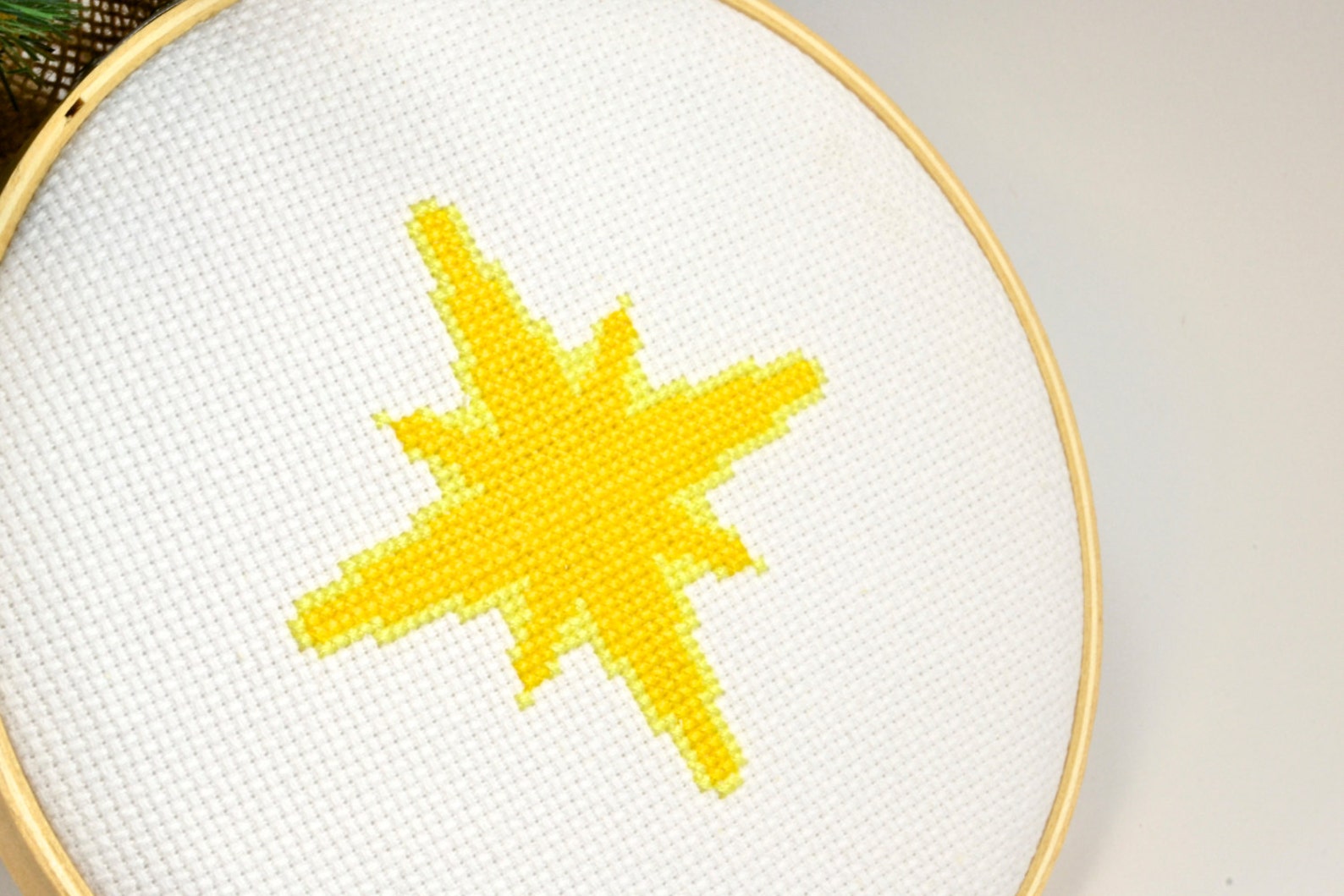 December Christmas Star Cross Stitch Pattern PDF Instant | Etsy