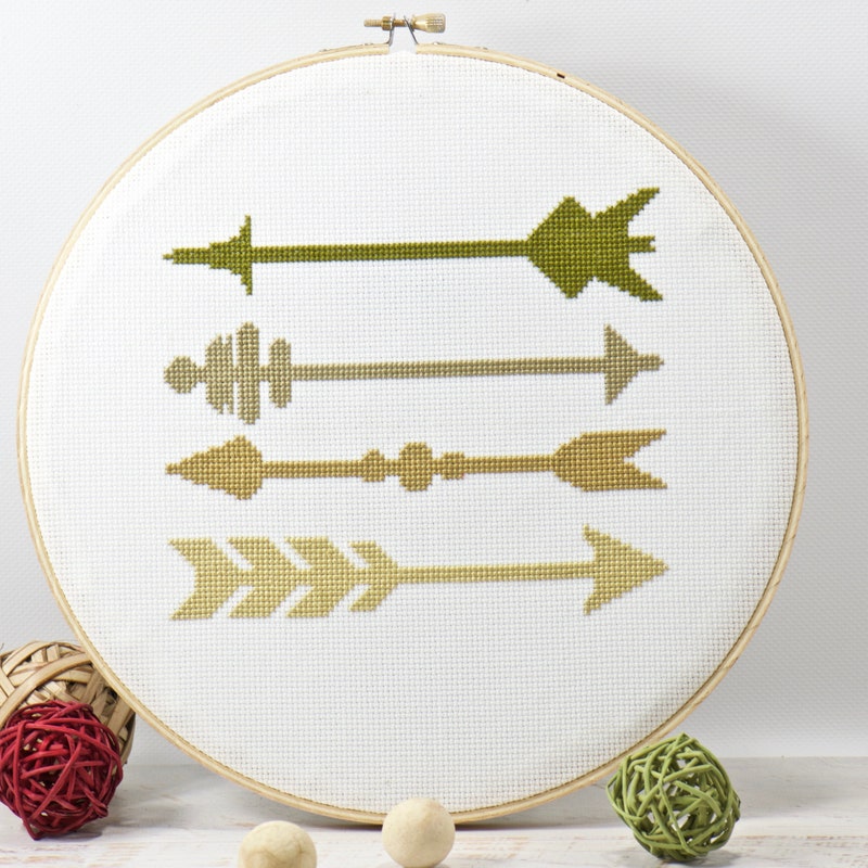 Arrow Cross Stitch - Etsy