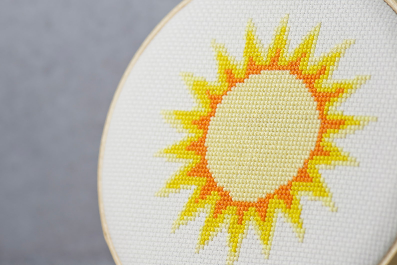 Sunshine Counted Cross Stitch Pattern, PDF Download, Simple Embroidery ...