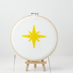 December Christmas Star Cross Stitch Pattern PDF Instant | Etsy