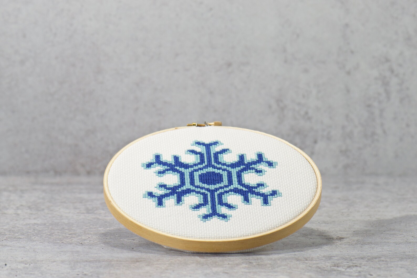 January Snowflake Cross Stitch Pattern DIY Winter Craft Easy - Etsy