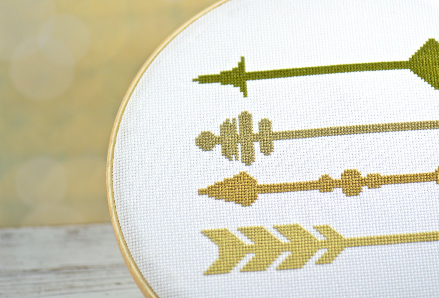 Arrows Cross Stitch Pattern, Inspirational Wall Art, Motivational Decor ...