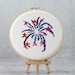 Starburst Cross Stitch Pattern Fourth of July Fireworks DIY - Etsy