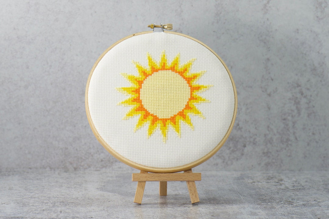 Sunshine Counted Cross Stitch Pattern, PDF Download, Simple Embroidery ...