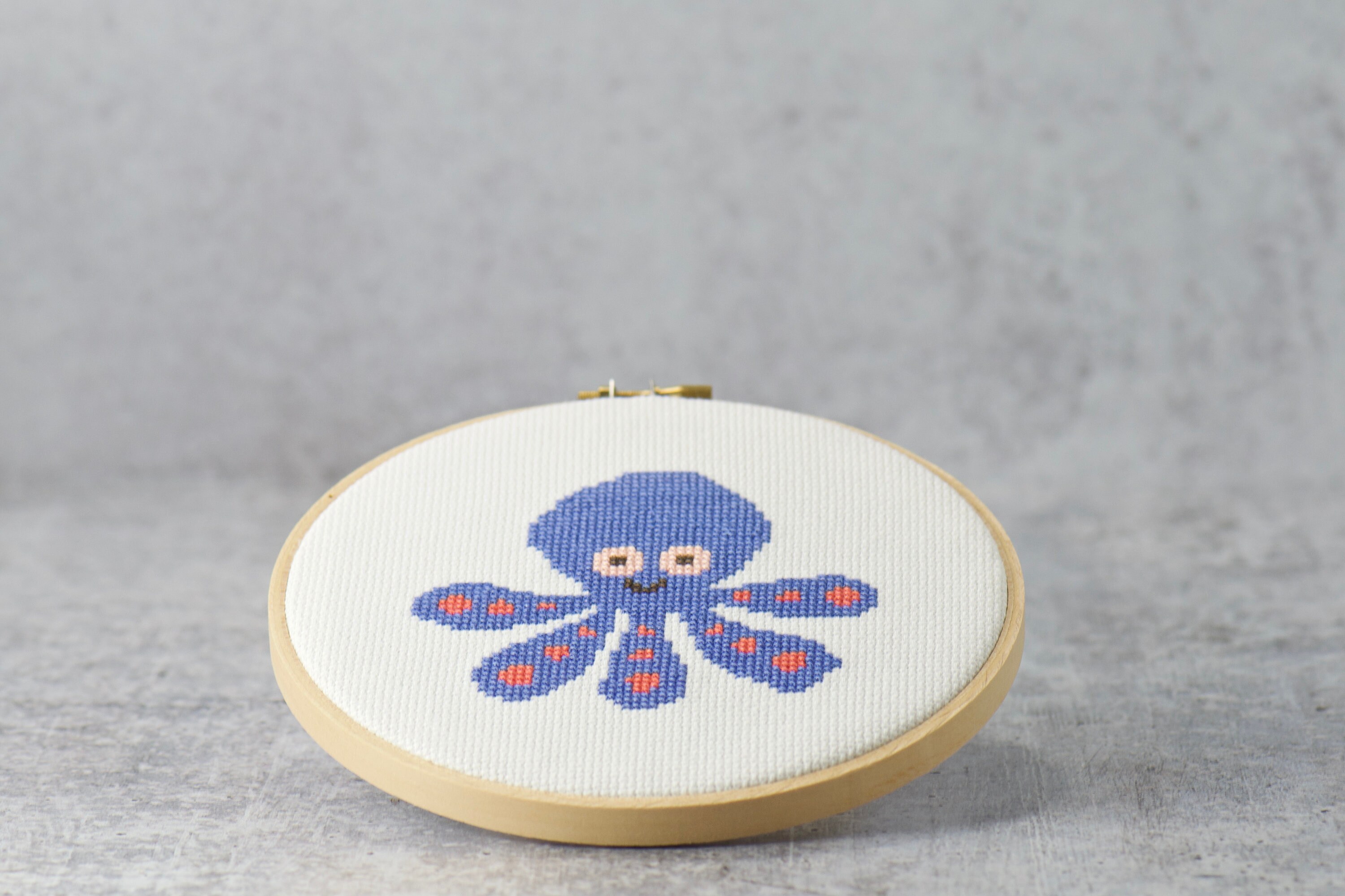 Cute Octopus Cross Stitch Pattern Nautical Baby Nursery Room - Etsy Ireland
