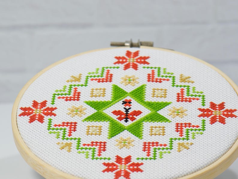 Spring Quaker Style Cross Stitch Kit, Beginner Friendly, Two Designs ...